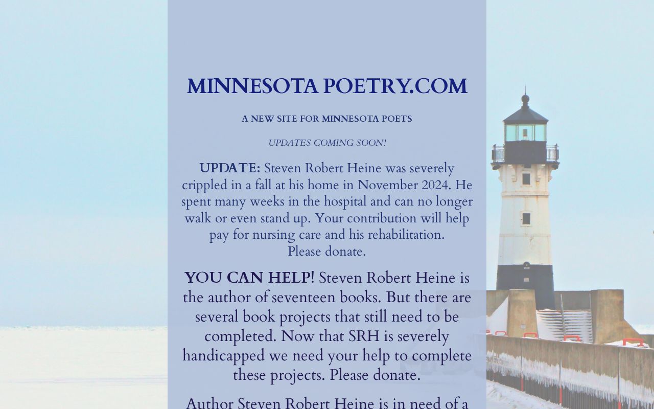 Minnesota Poetry dot com.